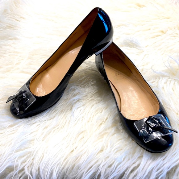 Talbots | Shoes | Talbots Flat Ballerina Lucite Heels And Bow 8 M ...